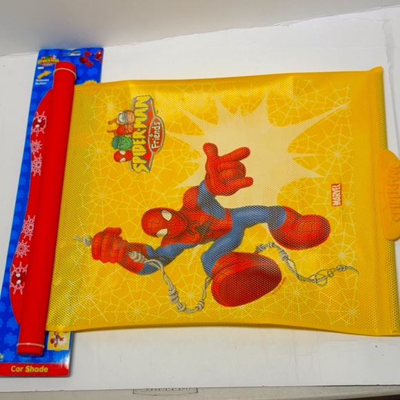 Marvel | Other | Spiderman And Friends 4in Car Shade | Poshmark